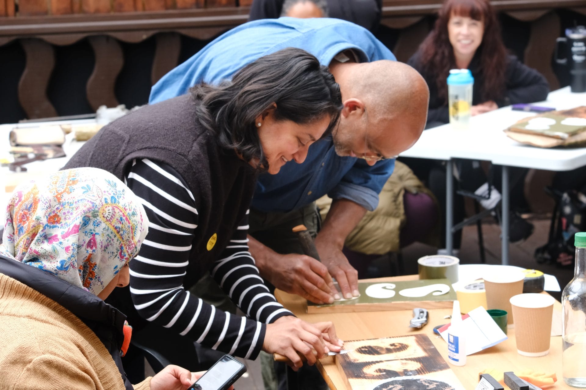 Bench-making for the Luton Henge - Revoluton